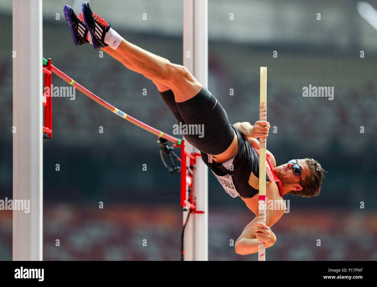 Beijing, China. 29th Aug, 2015. Germany's Rico Freimuth competes in the ...