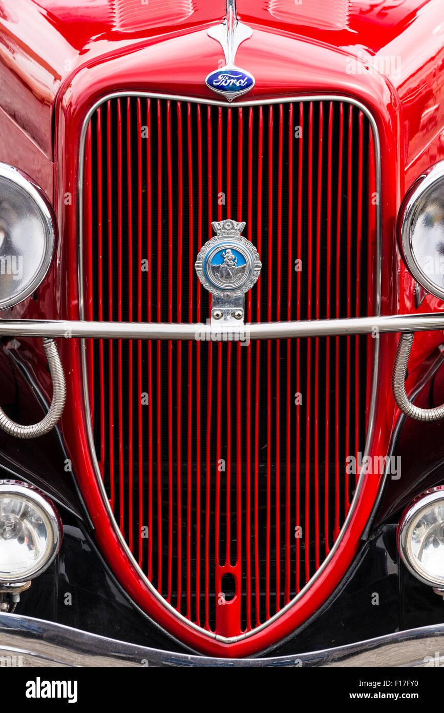 British Classic Cars. Classic cars manufactured by Ford MC Stock Photo ...