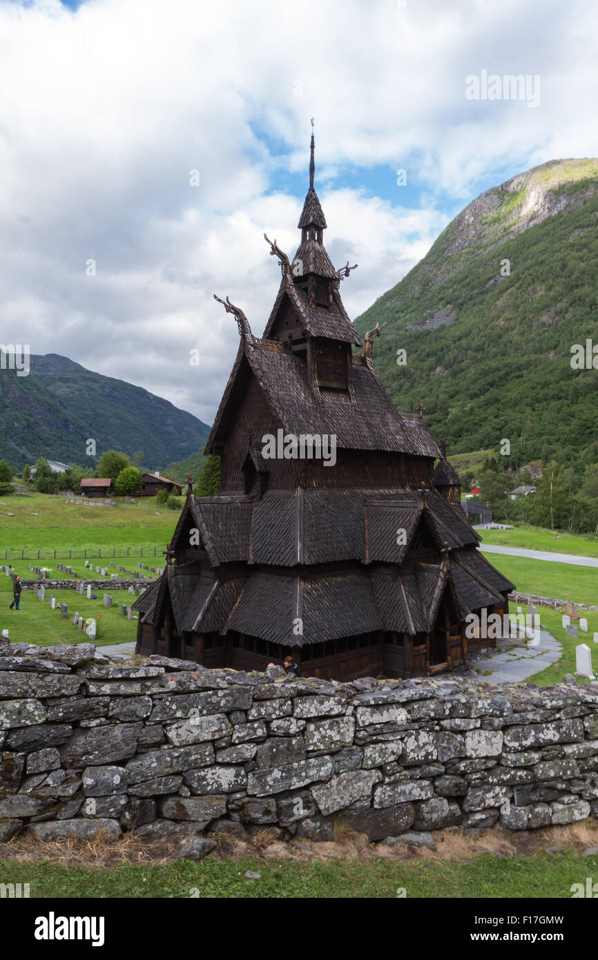 Borgund, stave kirke, Norway Stock Photo - Alamy