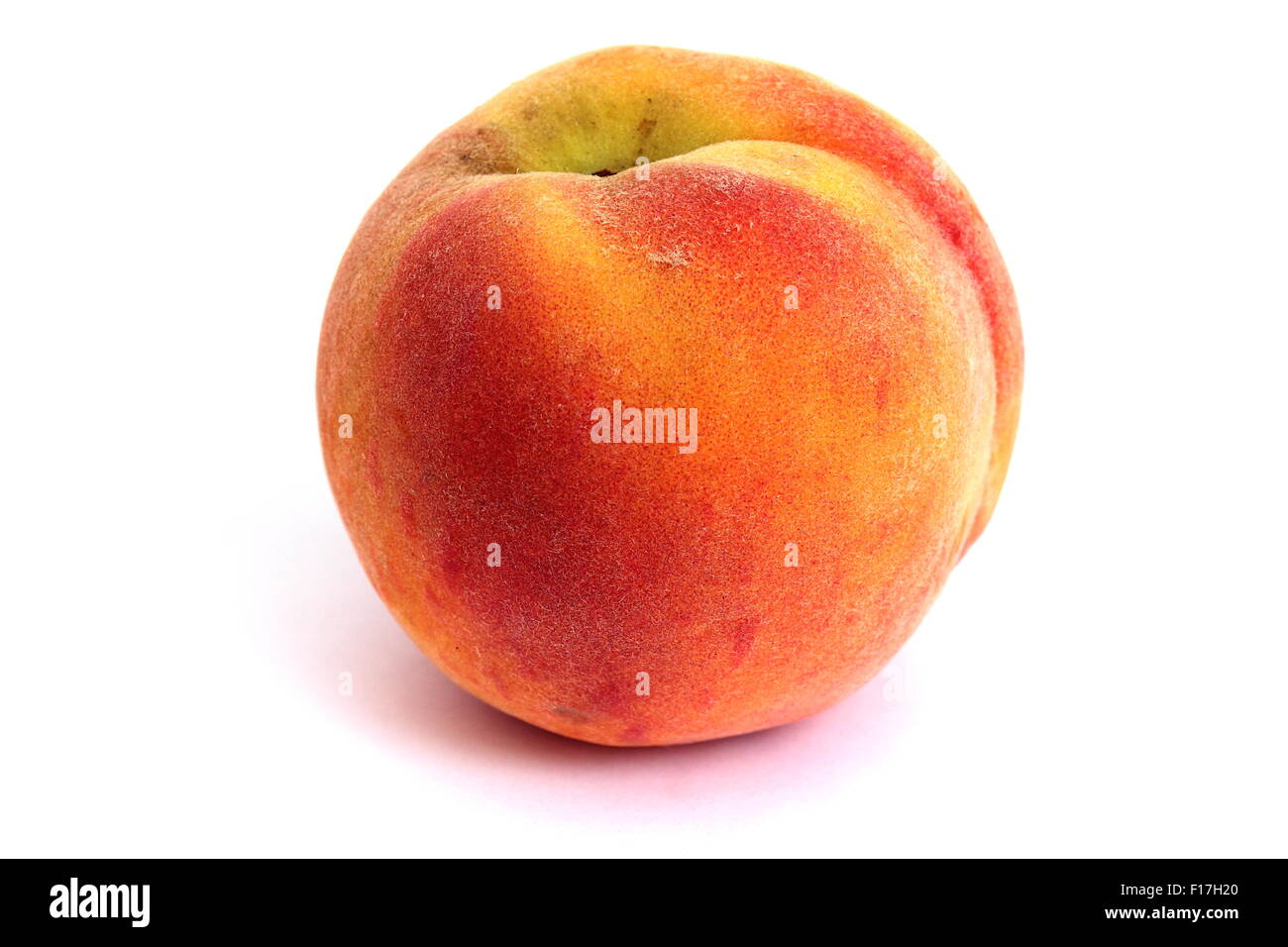 on a white background peach Valuable Stock Photo - Alamy