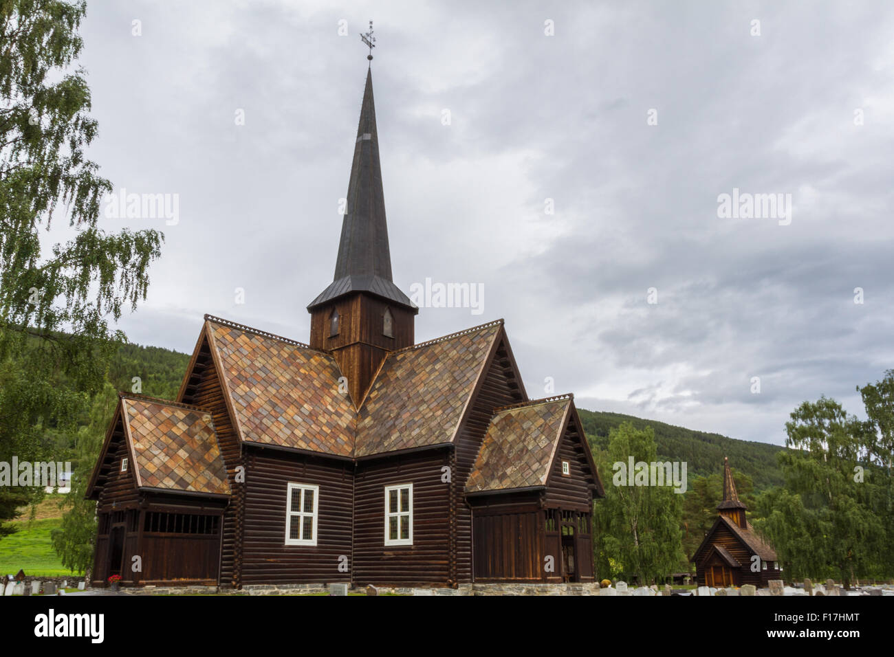 Heidal stave kirke, Norway Stock Photo - Alamy