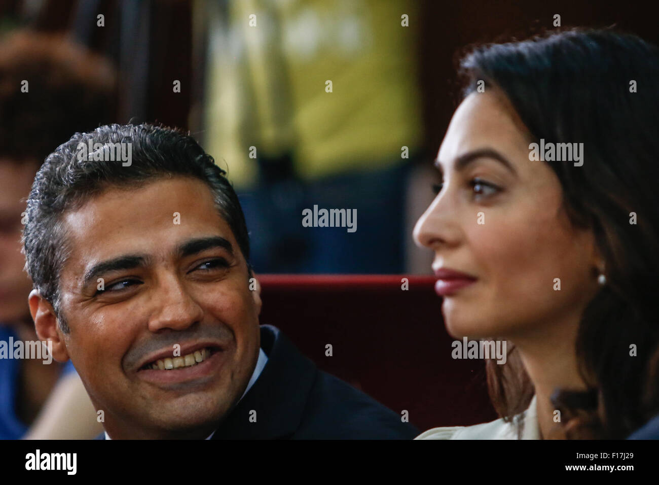 Cairo, Egypt. 29th Aug, 2015. Al-Jazeera English journalist Egyptian ...