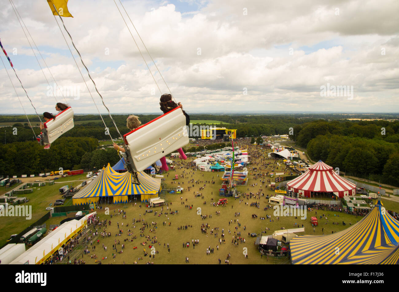 Aerial view of leeds festival hi-res stock photography and images - Alamy