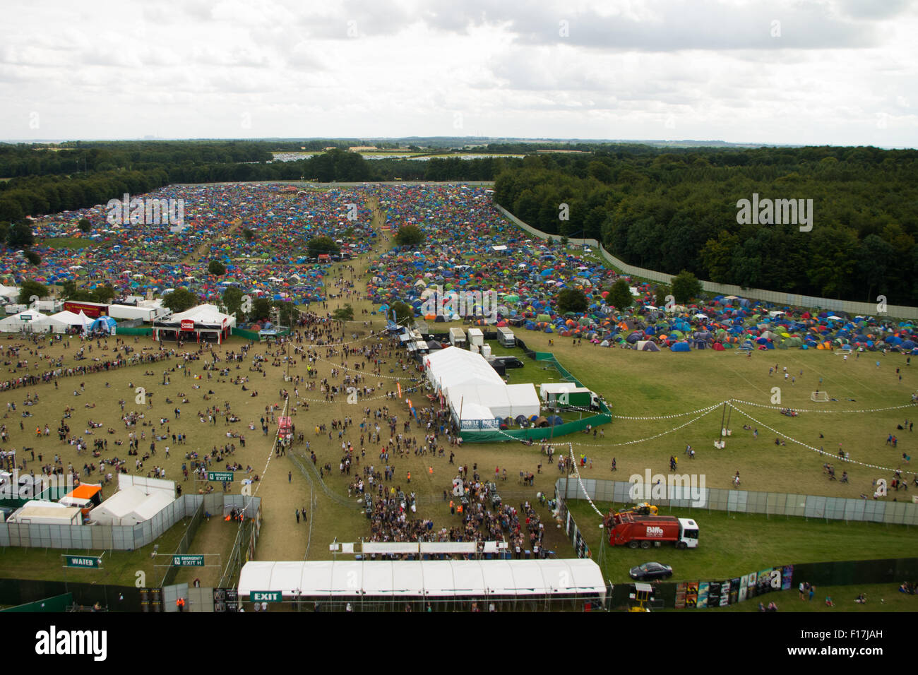 Aerial view of leeds festival hi-res stock photography and images - Alamy