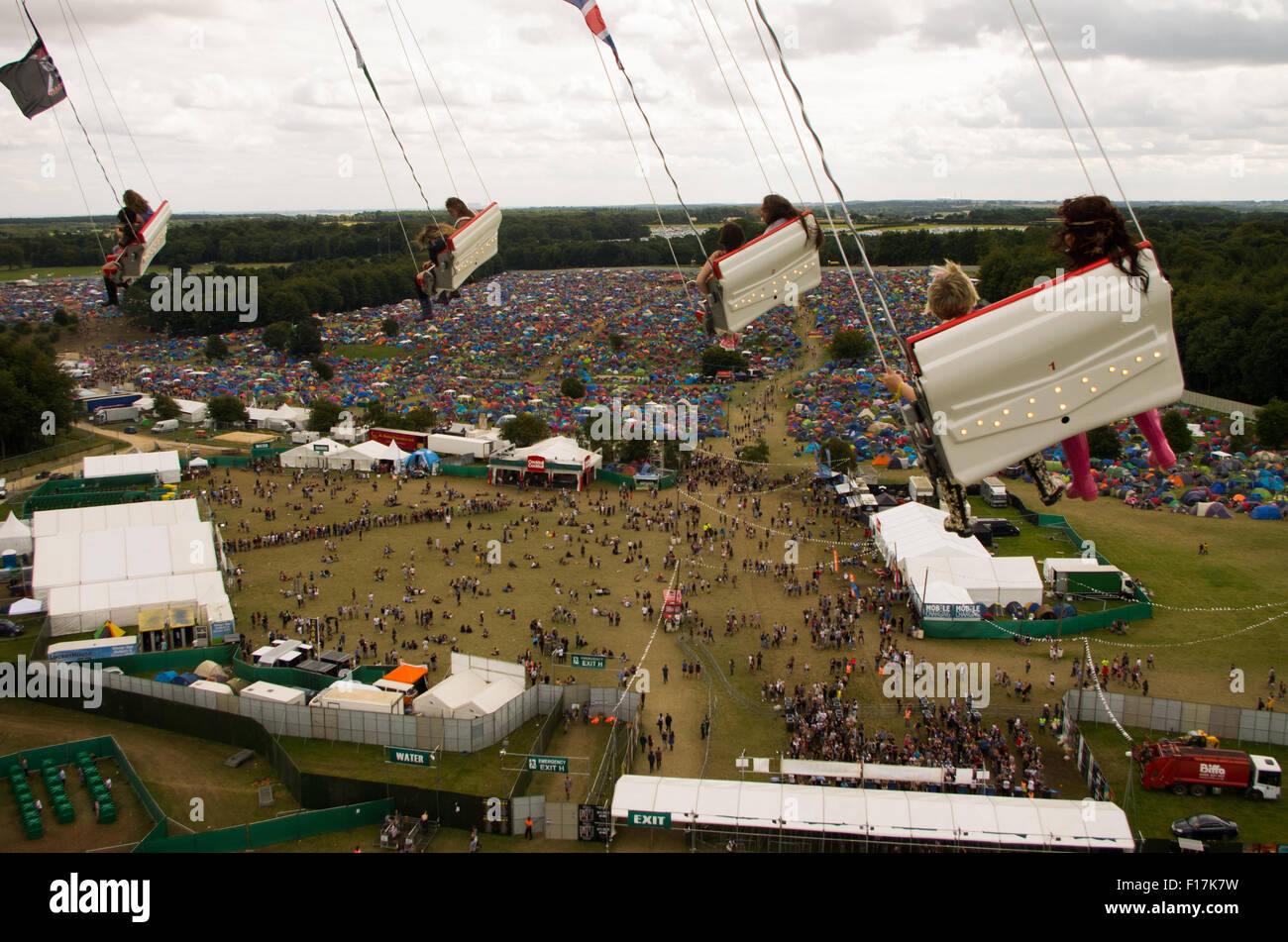 Aerial view of leeds festival hi-res stock photography and images - Alamy