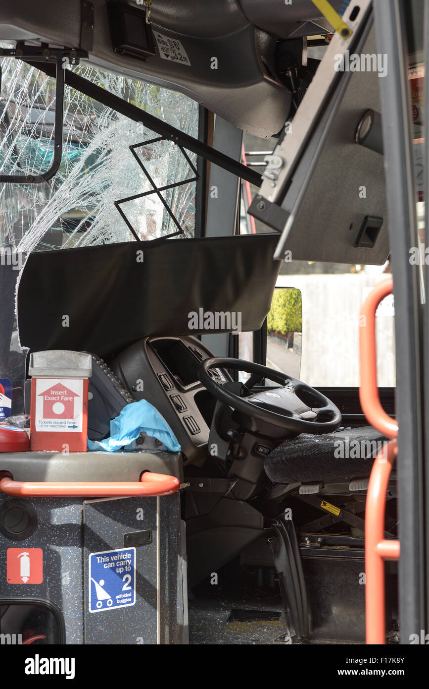 Bus drivers cab hi-res stock photography and images - Alamy