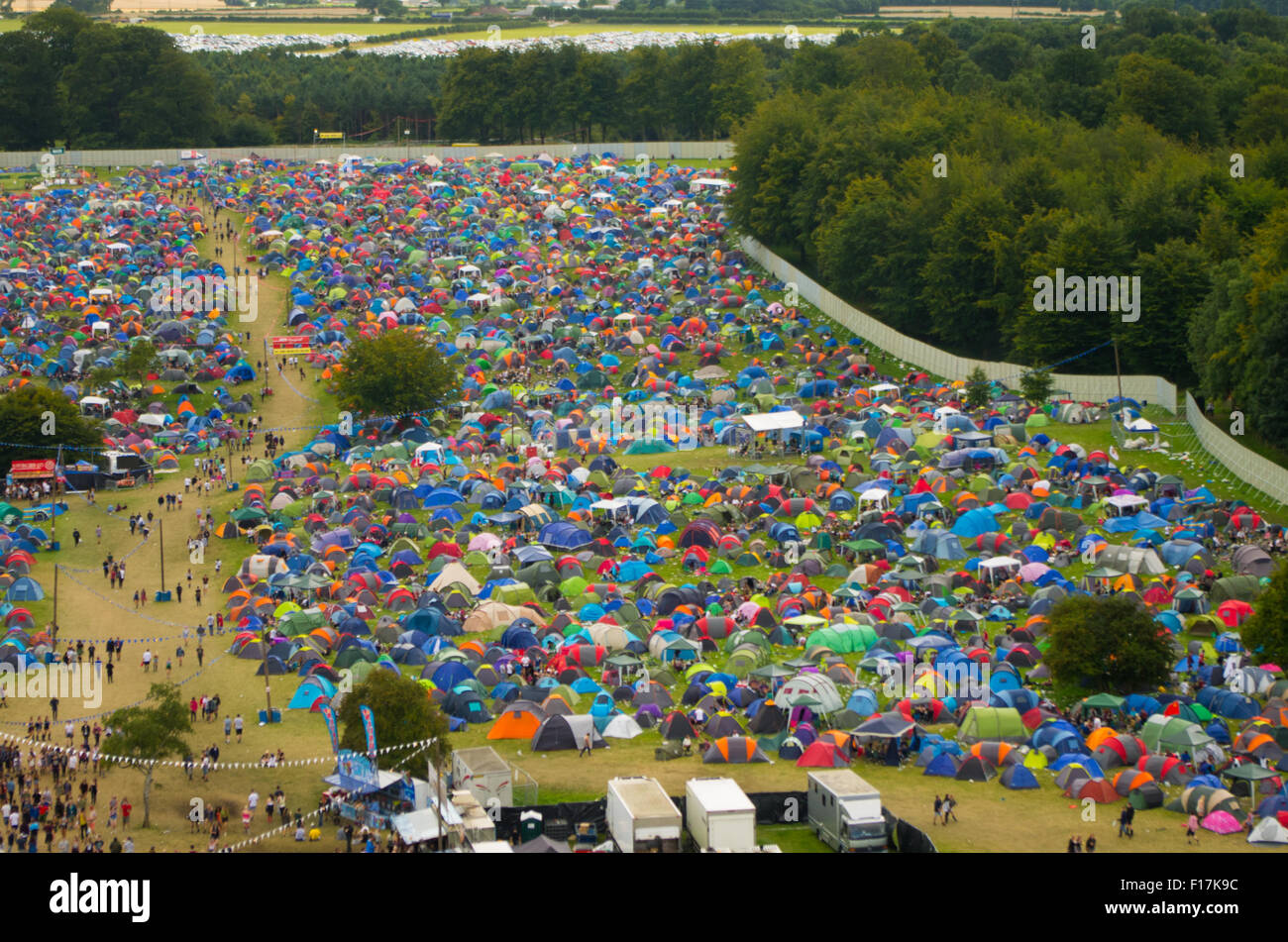 Leeds festival aerial hi-res stock photography and images - Alamy