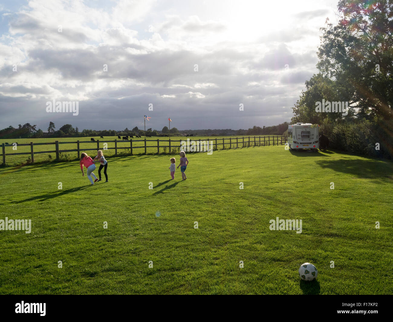 Kids glamping hi-res stock photography and images - Alamy