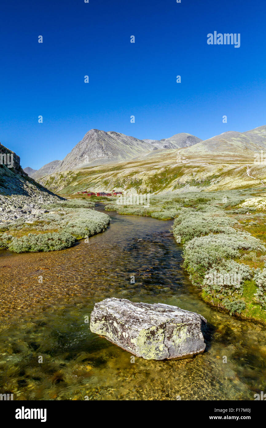 Rondvassbu and Rondvatnet lake, Rondane national park, Norway Stock ...