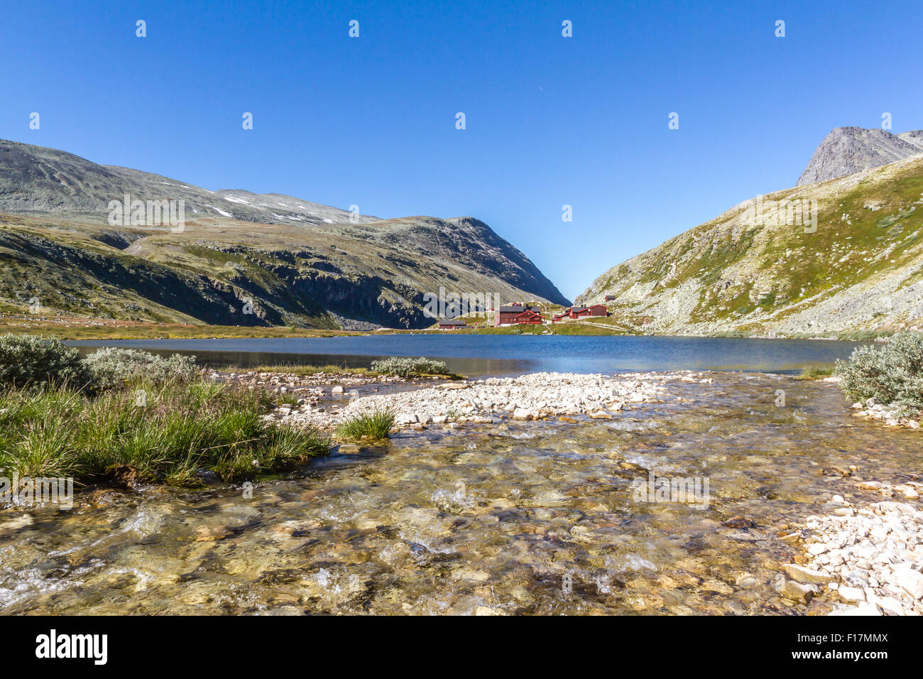 Rondvassbu and Rondvatnet lake, Rondane national park, Norway Stock ...