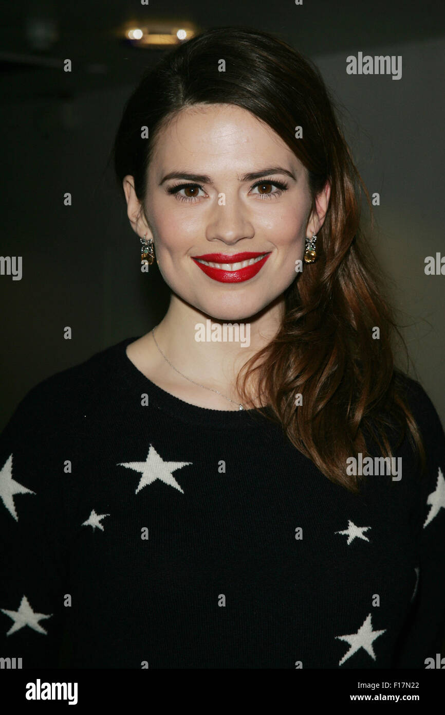 Hayley Atwell, Actress seen in London 2013 Stock Photo - Alamy