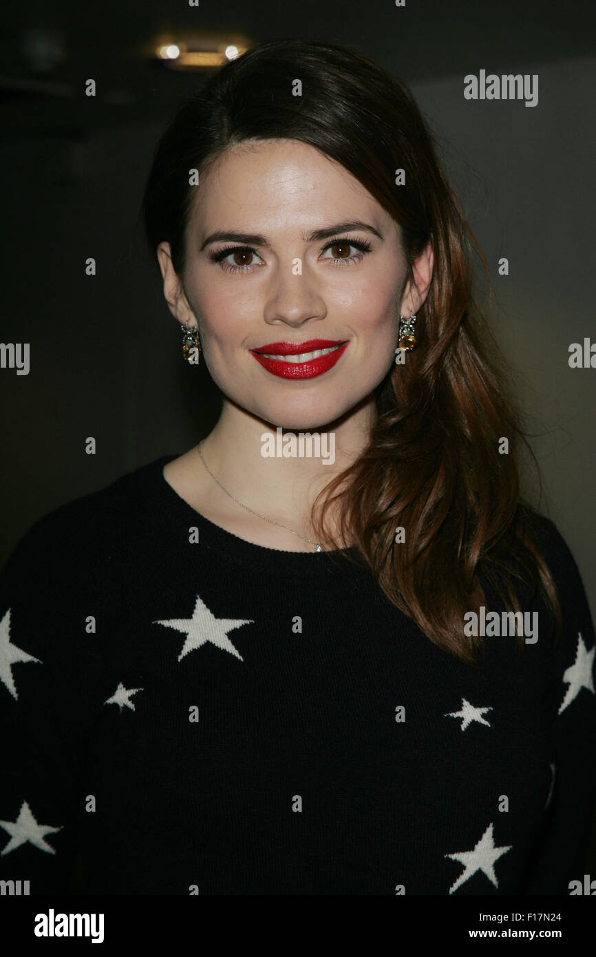 Hayley Atwell, Actress seen in London 2013 Stock Photo - Alamy