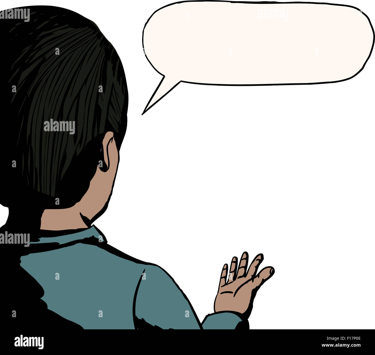 Rear view cartoon hi-res stock photography and images - Alamy