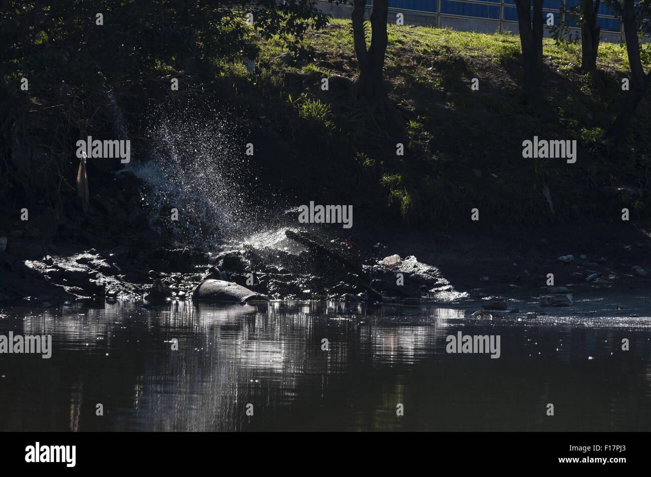 Buenos Aires, Argentina. 27th Aug, 2015. The Matanza River is a 64km ...