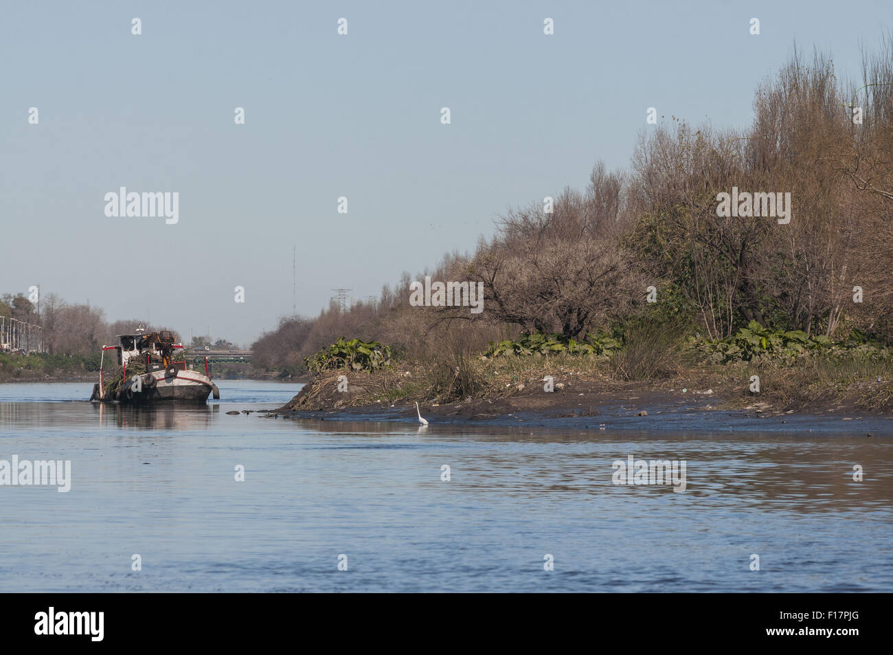 Buenos Aires, Argentina. 27th Aug, 2015. The Matanza River is a 64km ...