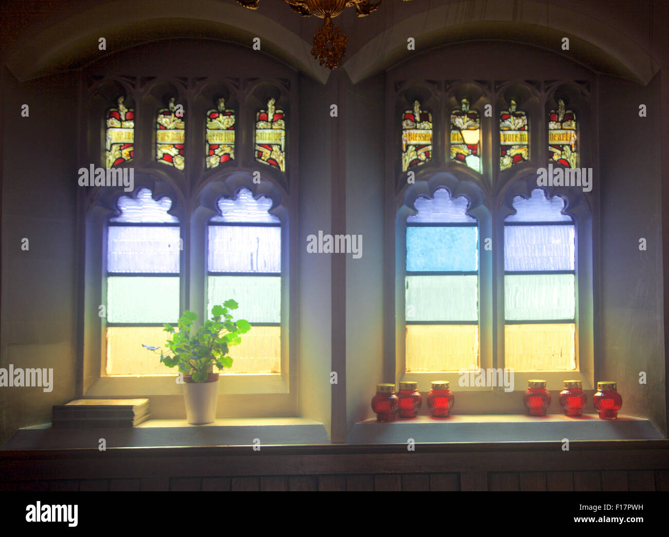 A window in the St John the Baptist Greek Orthodox Church, Crouch End ...