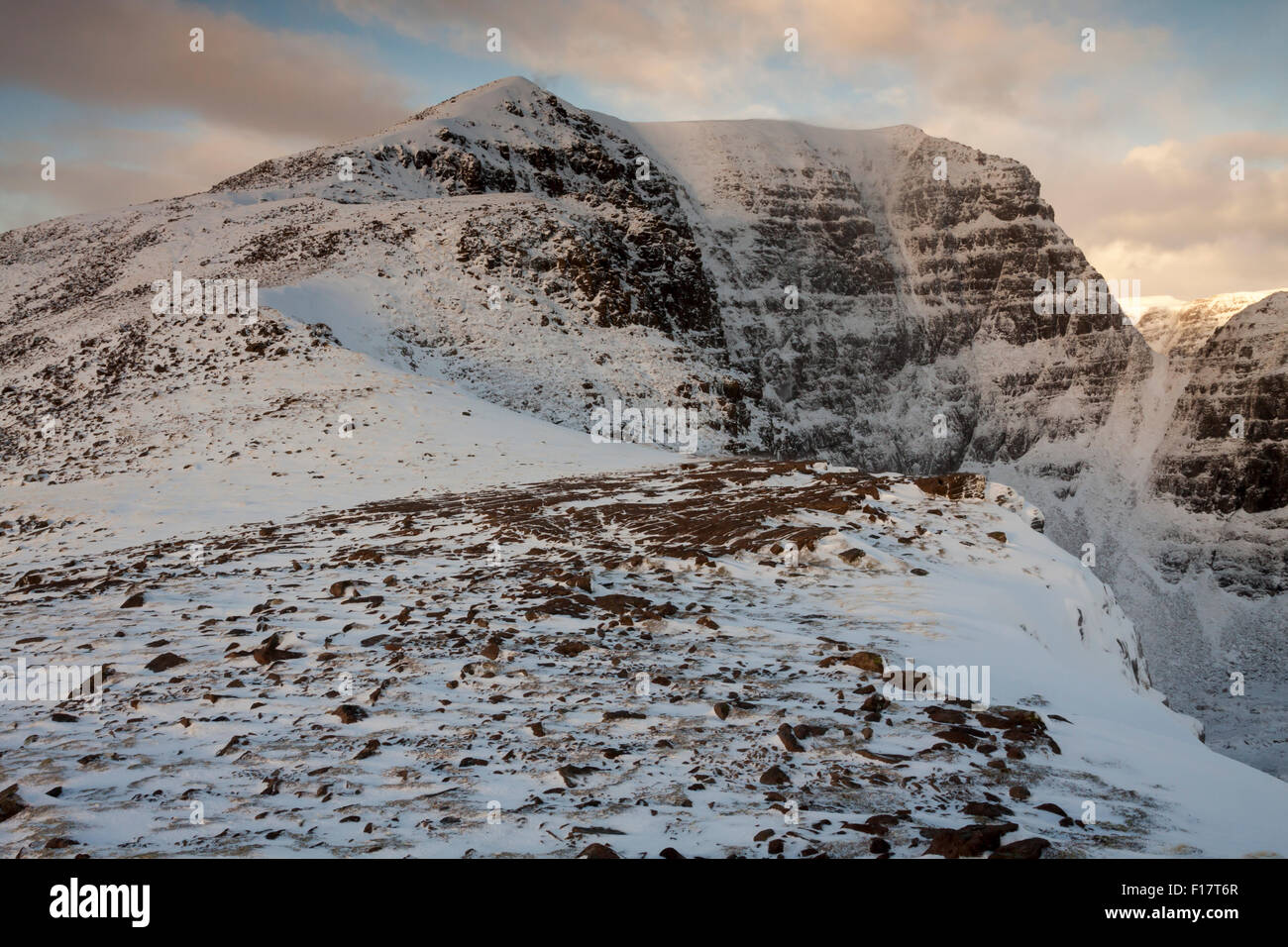 Winter, Beinn Bhan, Applecross Peninsula, North West Highlands ...