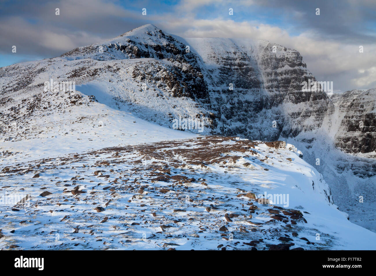 Winter, Beinn Bhan, Applecross Peninsula, North West Highlands ...