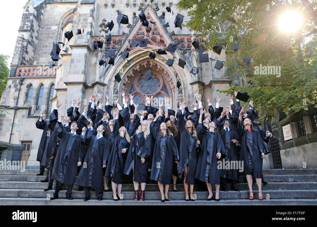 Leipzig, Germany. 29th Aug, 2015. Alumnis of the HHL Leipzig Graduate ...