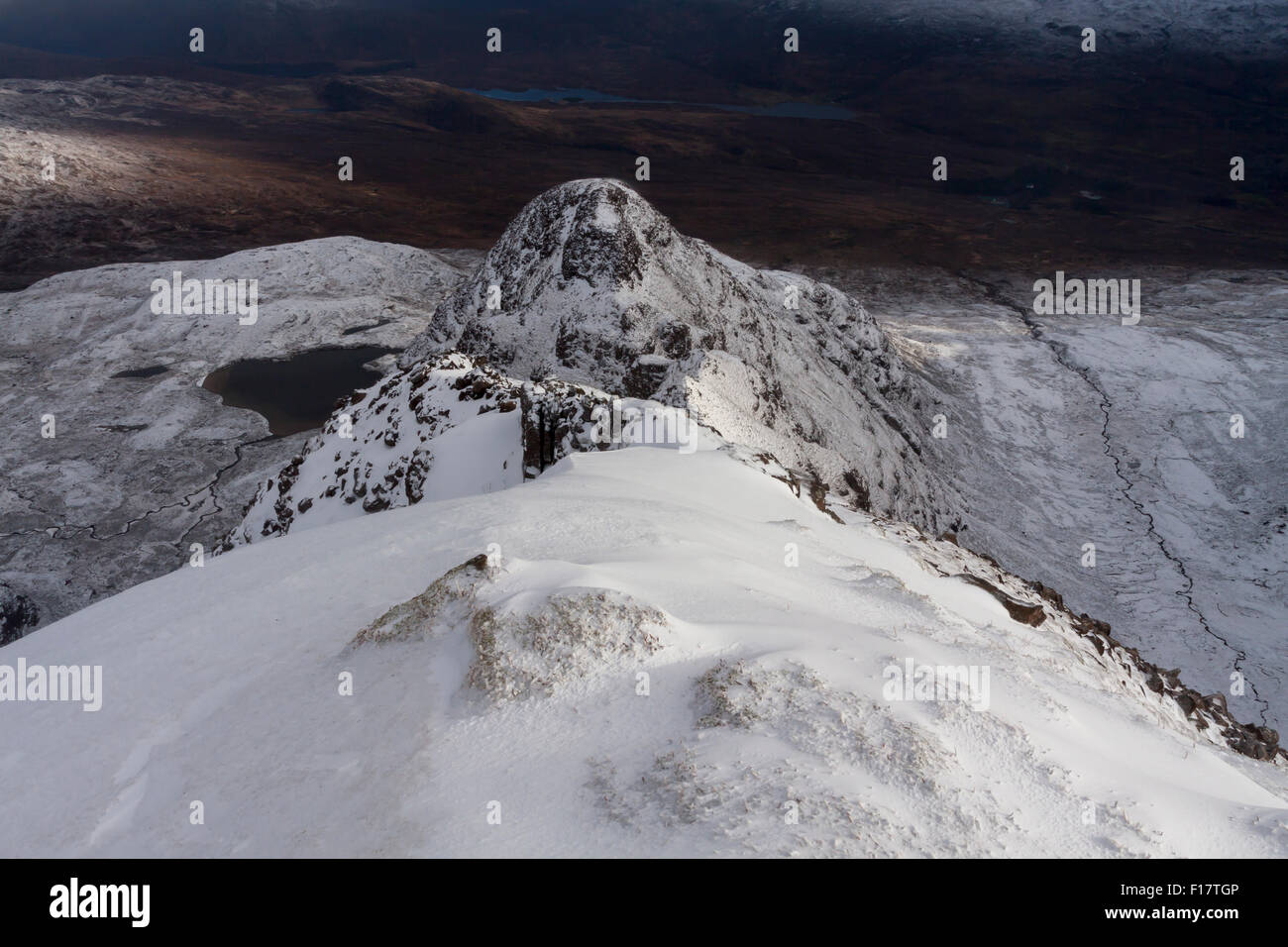 A' Chioch Ridge, Beinn Bhan, Applecross Peninsula, North West Highlands ...
