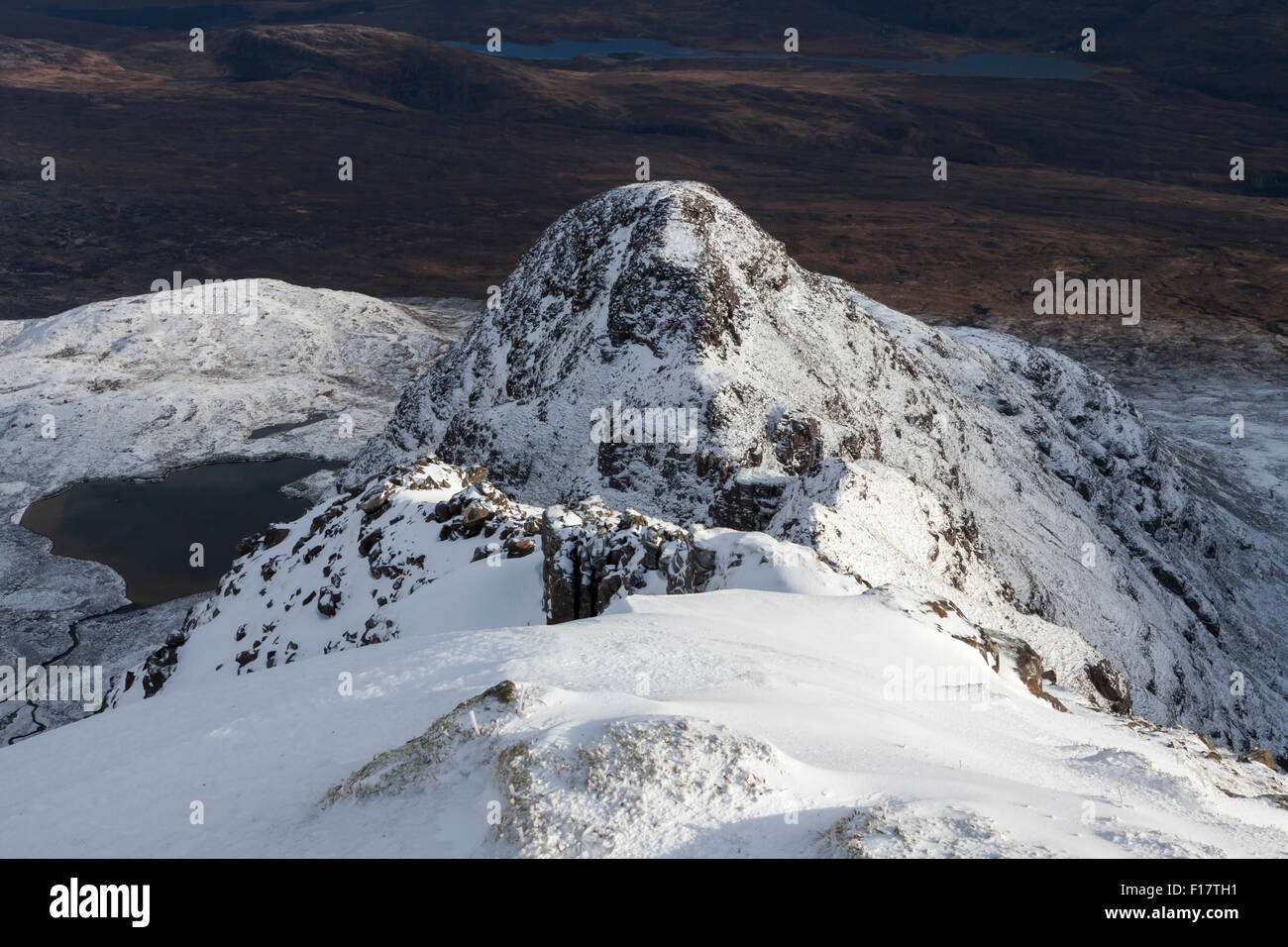 A' Chioch Ridge, Beinn Bhan, Applecross Peninsula, North West Highlands ...