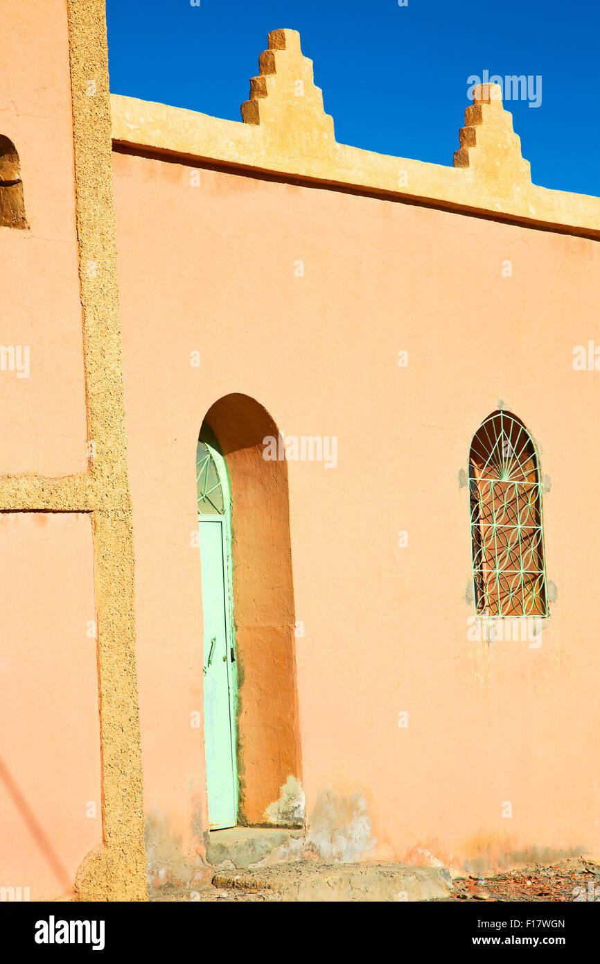 moroccan old wall and brick in antique city Stock Photo - Alamy