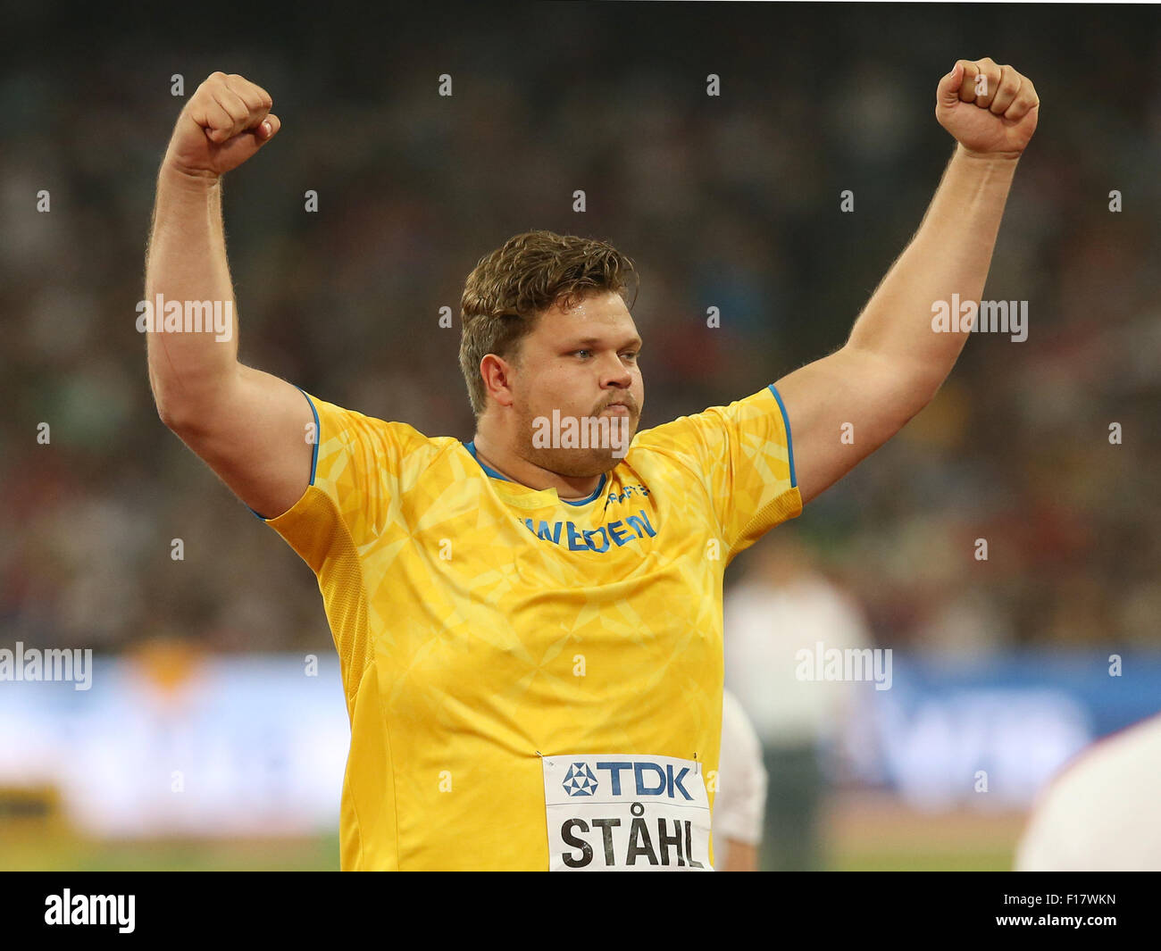 Beijing, China. 29th Aug, 2015. Daniel Stahl of Sweden competes in the ...