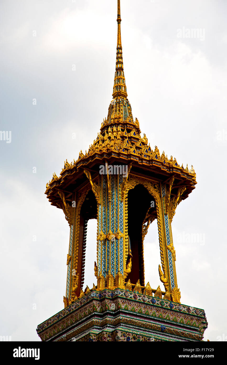 thailand asia in bangkok rain temple abstract cross colors roof wat ...