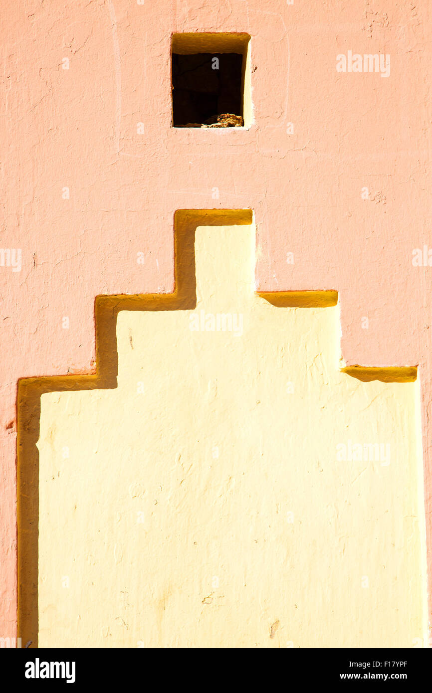 moroccan old wall and brick in antique city Stock Photo - Alamy