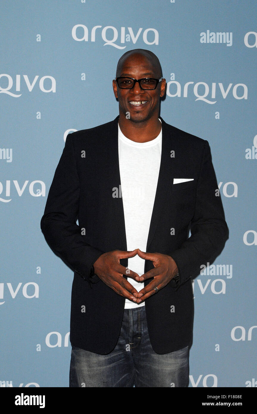 London, UK, 8 July 2015, Ian Wright attends the Arquiva commercial ...