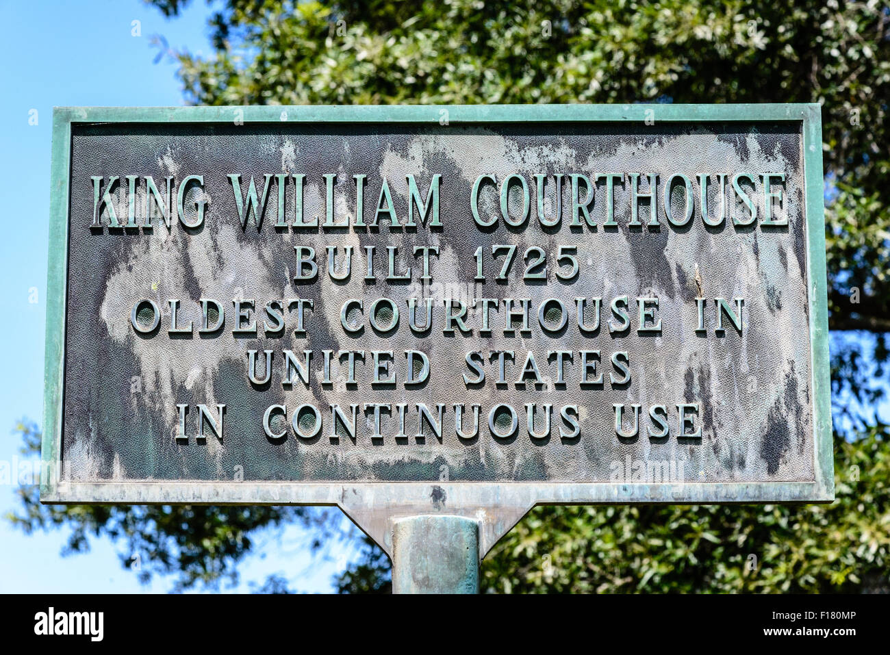 King William County Courthouse Historic Marker Sign, King William ...