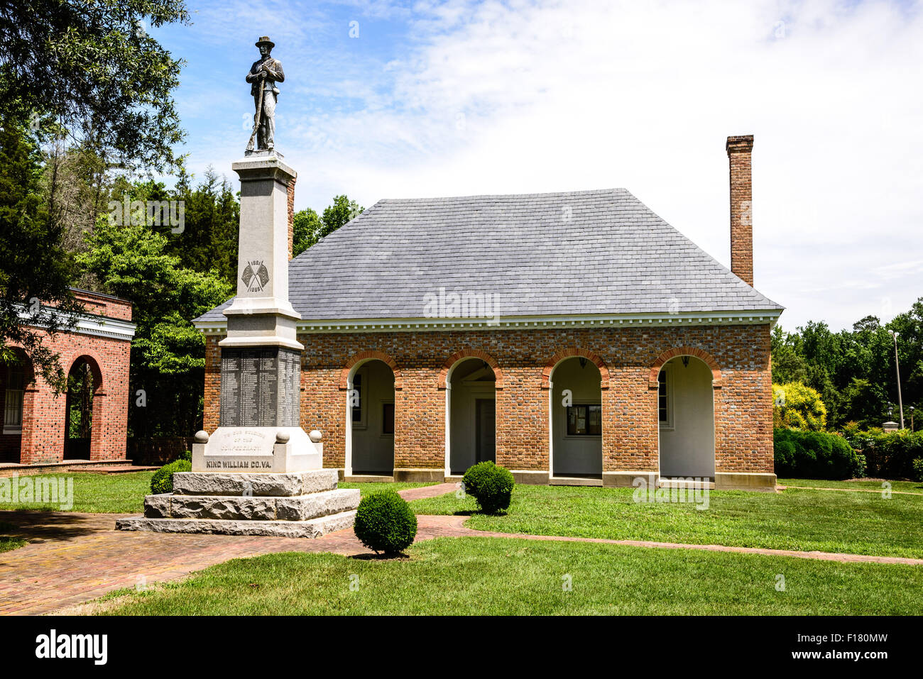 King William County Courthouse, King William, Virginia Stock Photo - Alamy