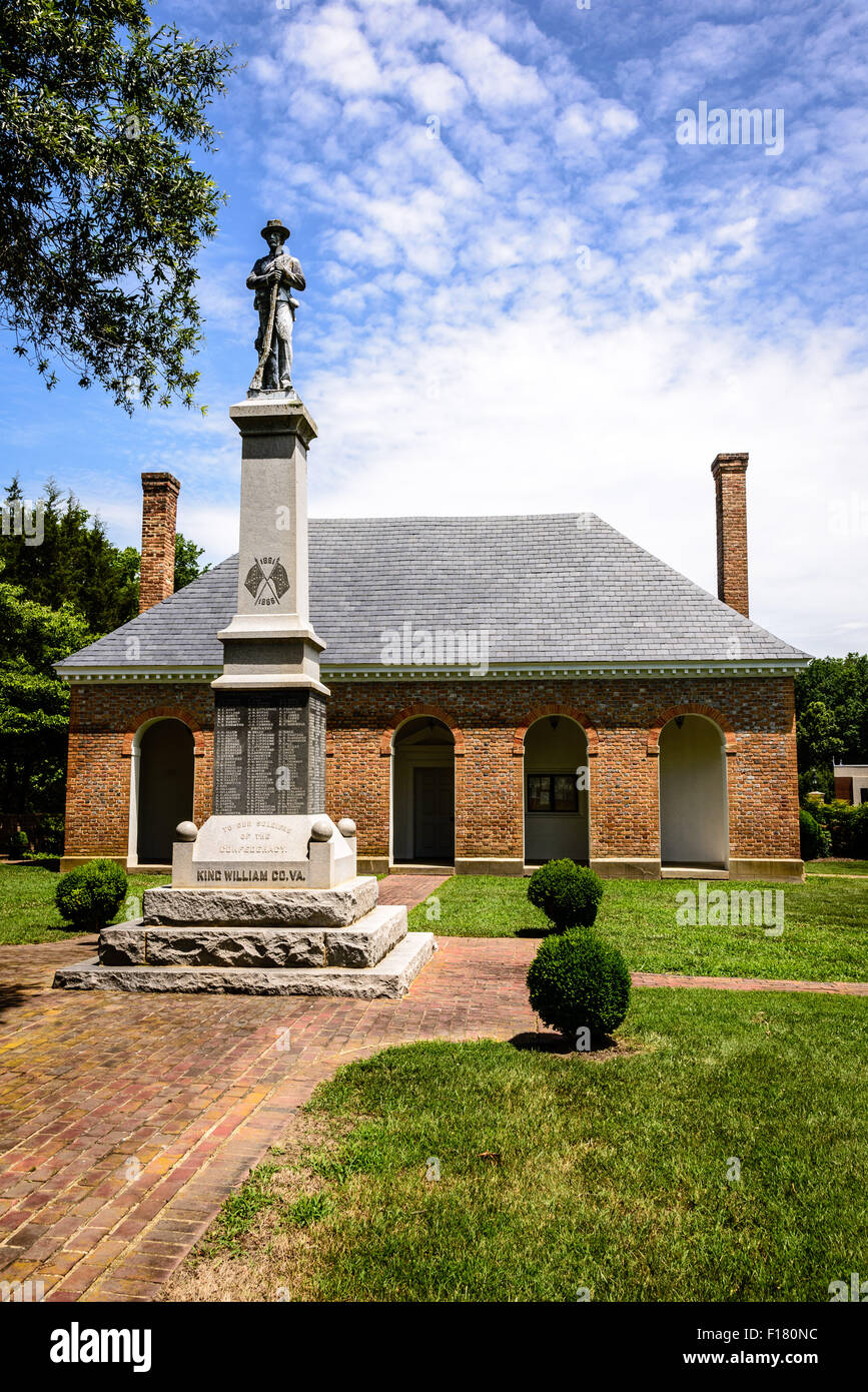 King William County Courthouse, King William, Virginia Stock Photo - Alamy