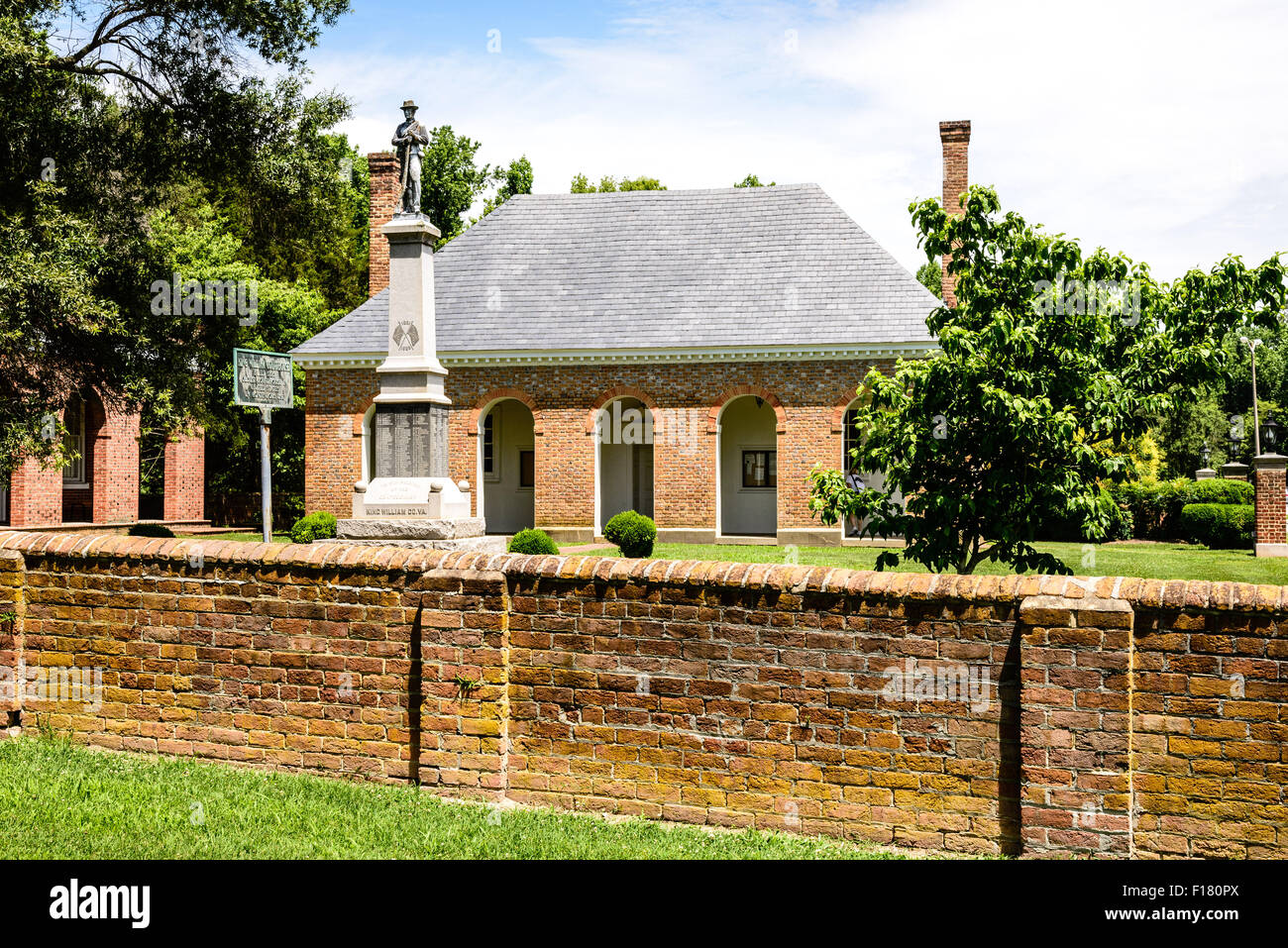 King William County Courthouse, King William, Virginia Stock Photo - Alamy