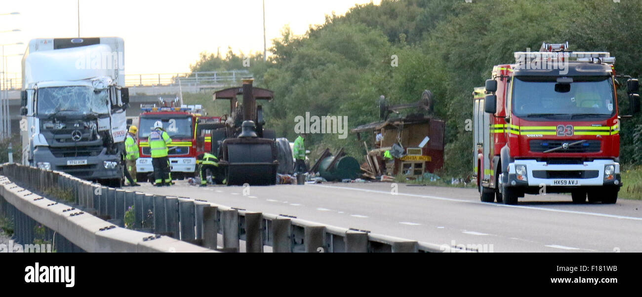 Havant, Hampshire, UK. 28th Aug, 2015. A27 Was closed for over five ...