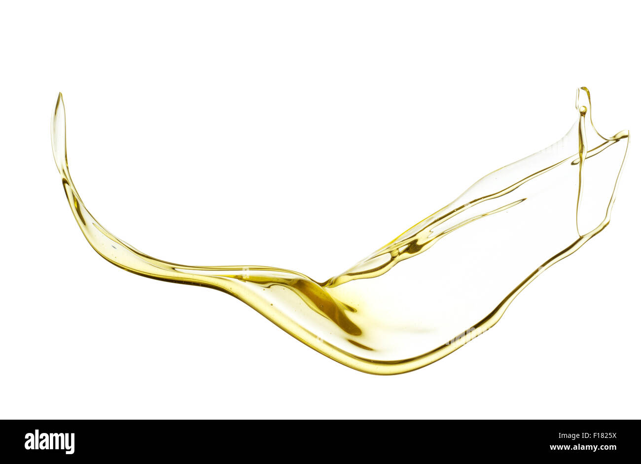 Oil splash isolated on white background Stock Photo - Alamy
