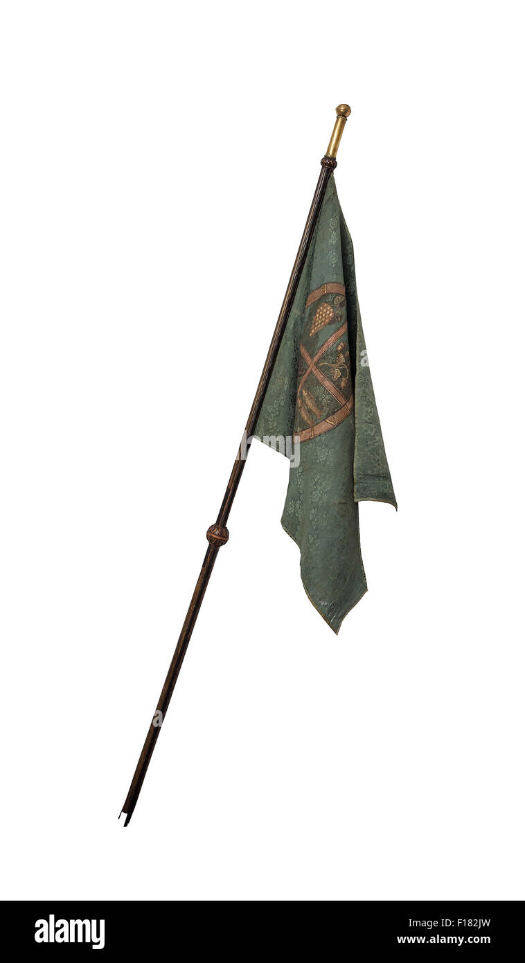 Medieval flag symbol Cut Out Stock Images & Pictures - Alamy