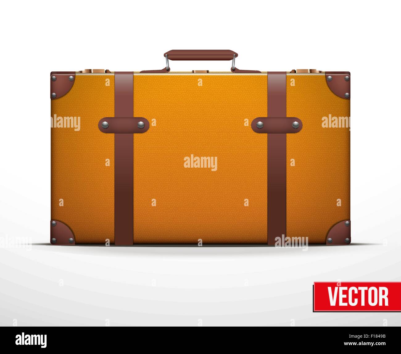 Classic vintage luggage suitcase for travel Stock Vector Image & Art ...
