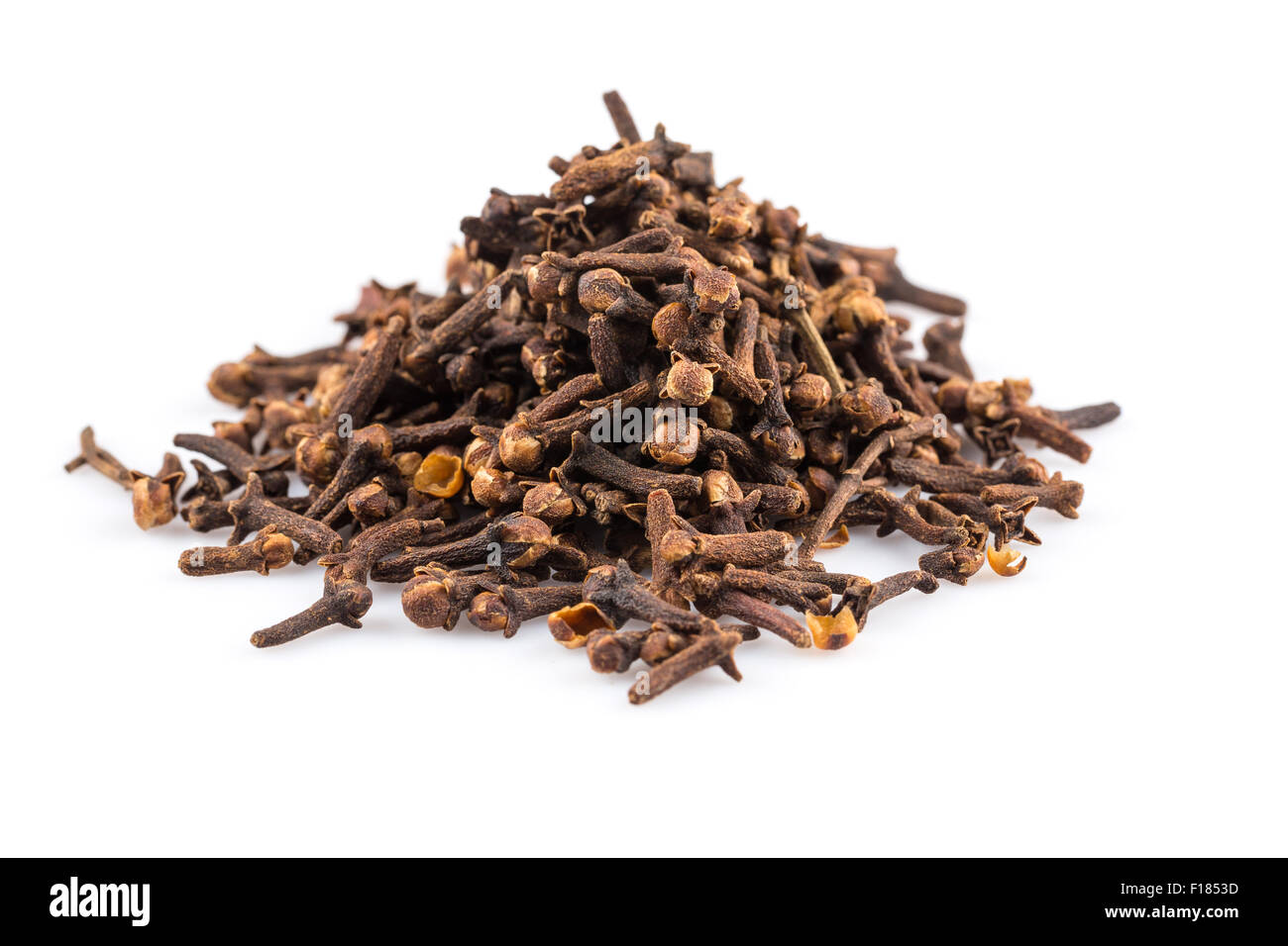 Cloves spice isolated on a white background Stock Photo - Alamy