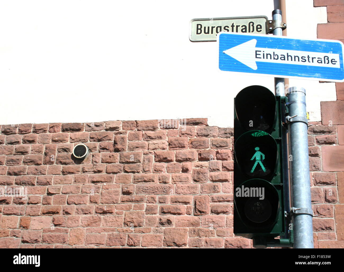 Pedestrian walk sign germany hi-res stock photography and images - Alamy