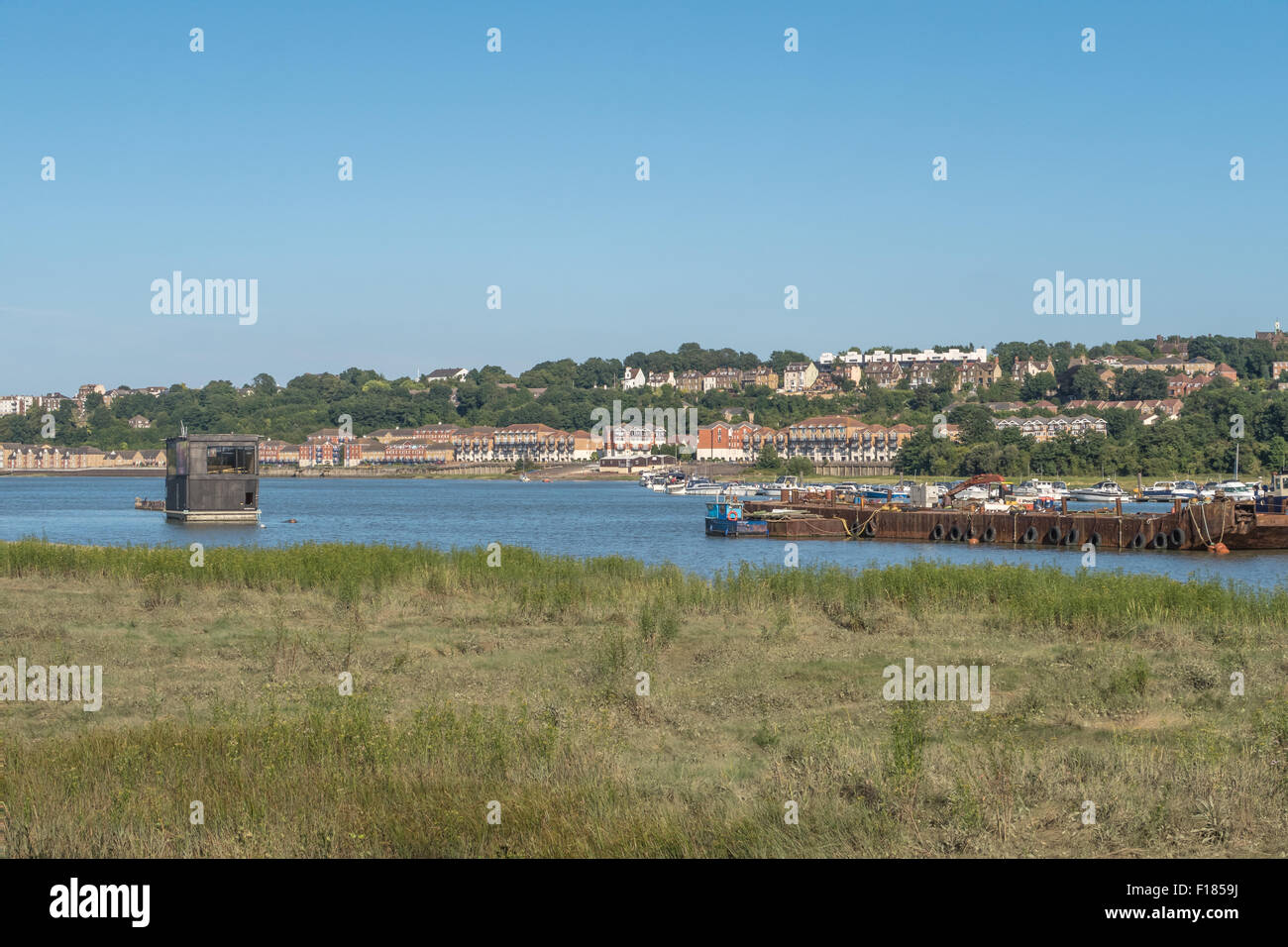 The River Medway at Rochester in Kent Stock Photo - Alamy