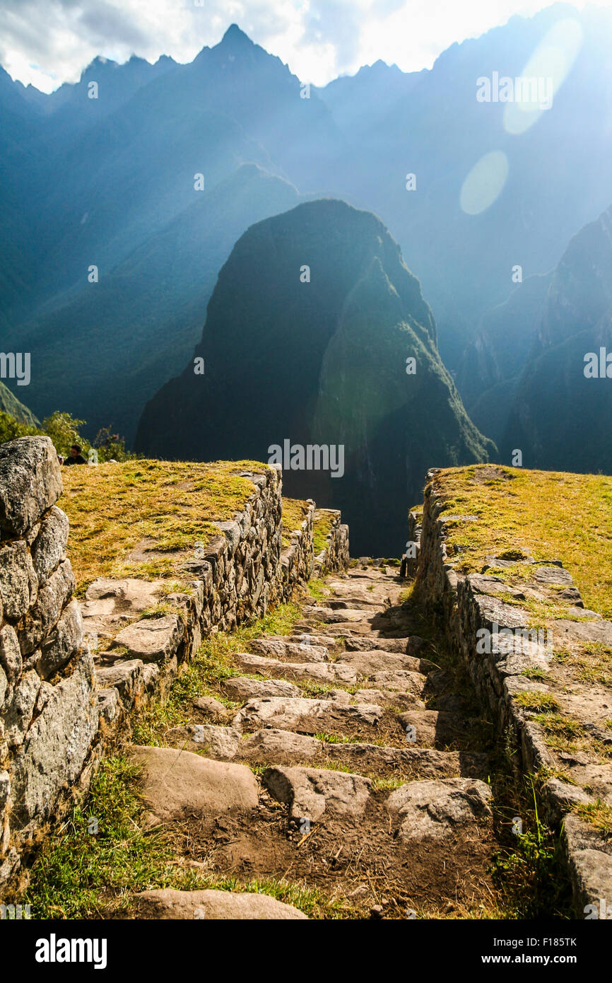 Inca stairs hi-res stock photography and images - Alamy