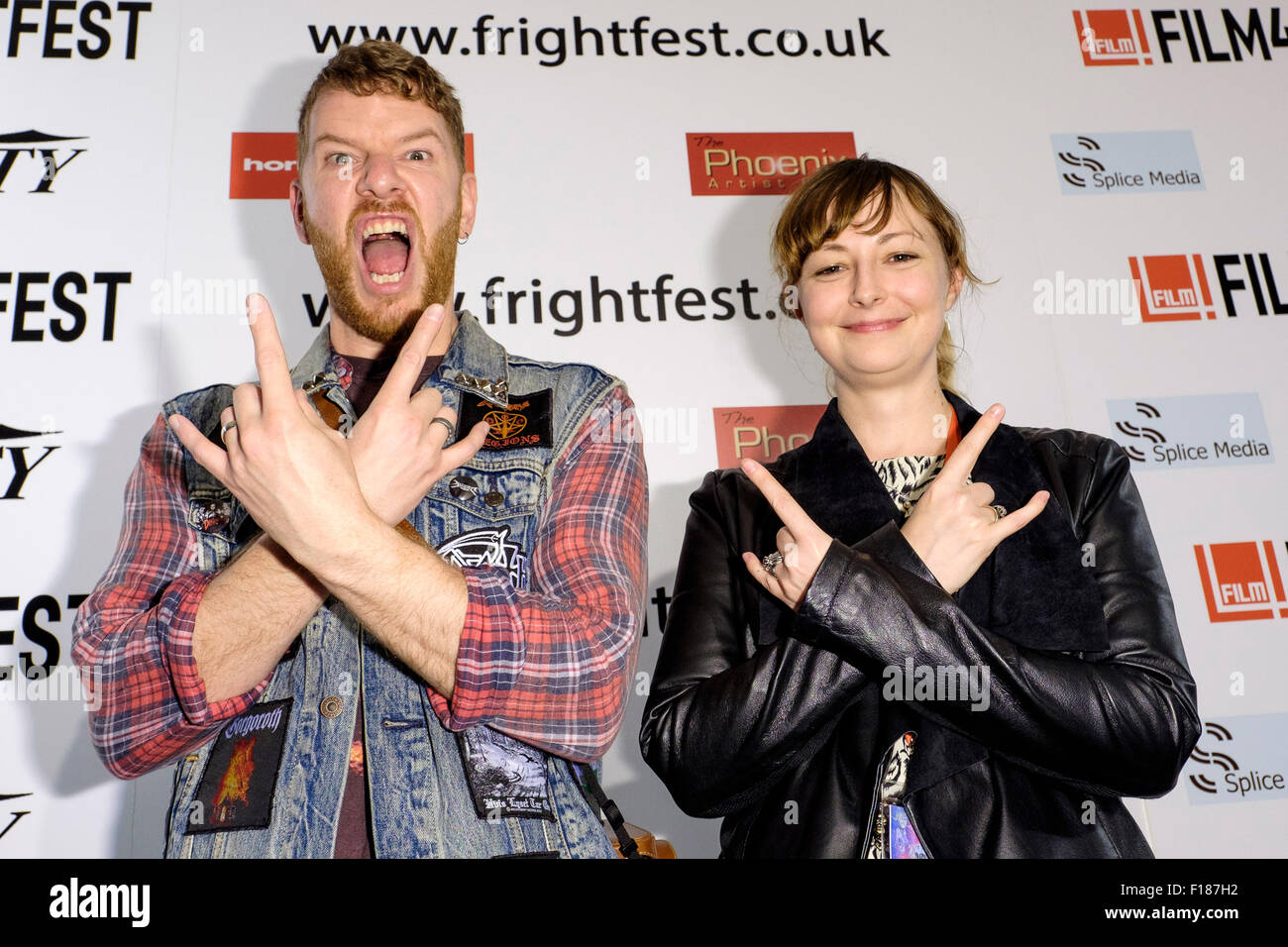 Writer director jason lei howden with producer sarah howden hi-res ...
