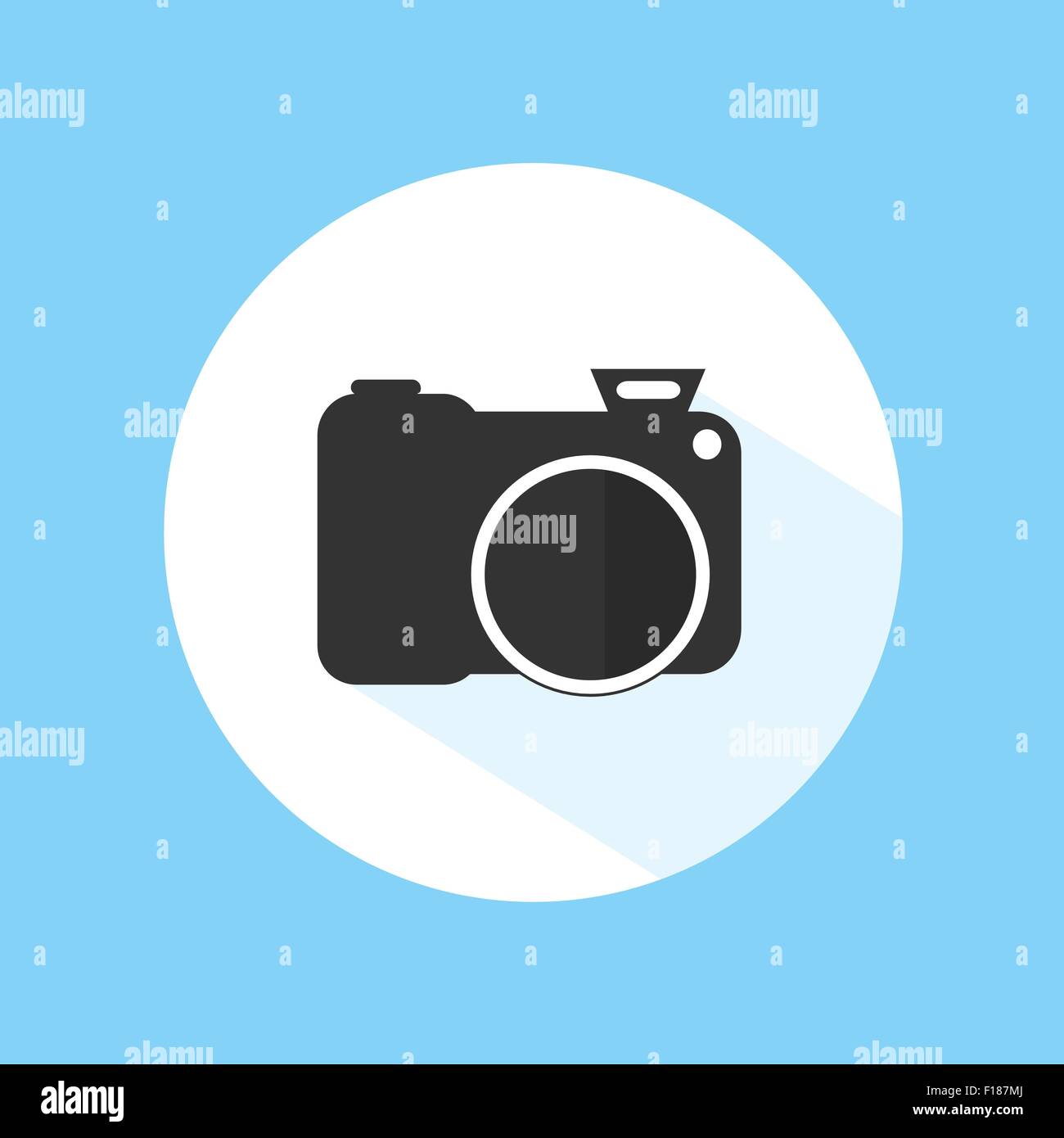 Camera Icon Silhouette Photography Symbol Equipment Vector Design ...
