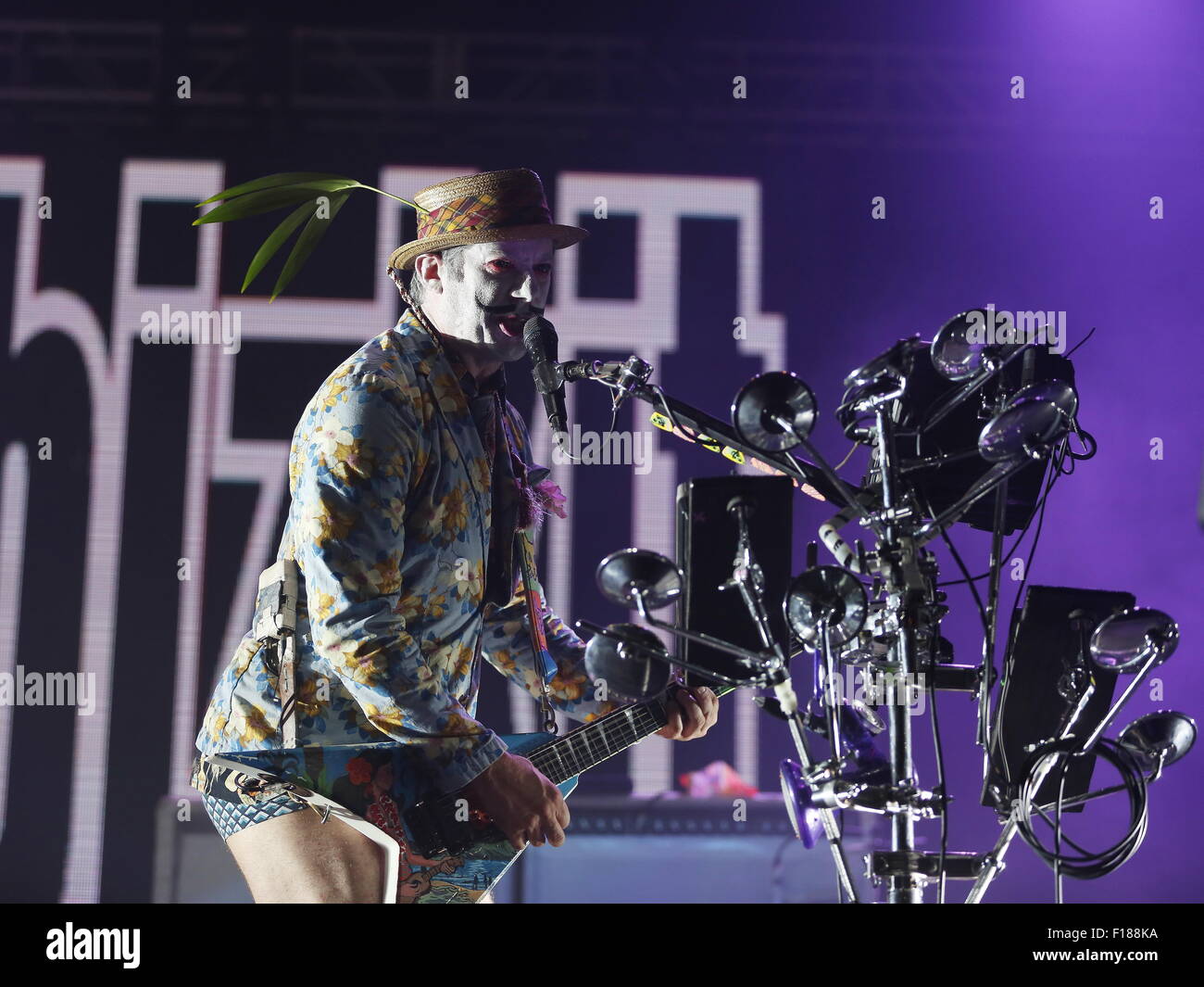 Leeds, Yorkshire, UK. 29th August, 2015. Limp Bizkit perform live on ...
