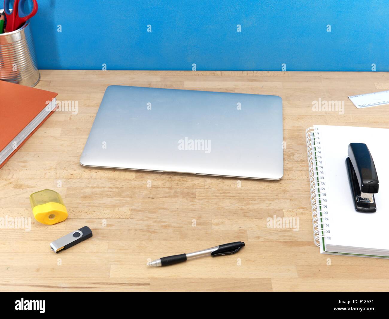 A close up shot of a work station Stock Photo - Alamy