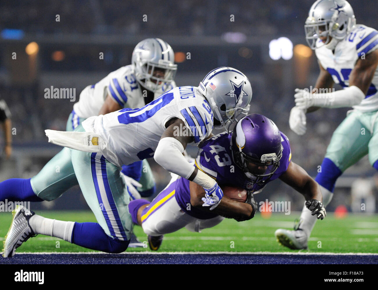 Arlington, Texas, USA. 29th August, 2015. Minnesota Vikings running ...