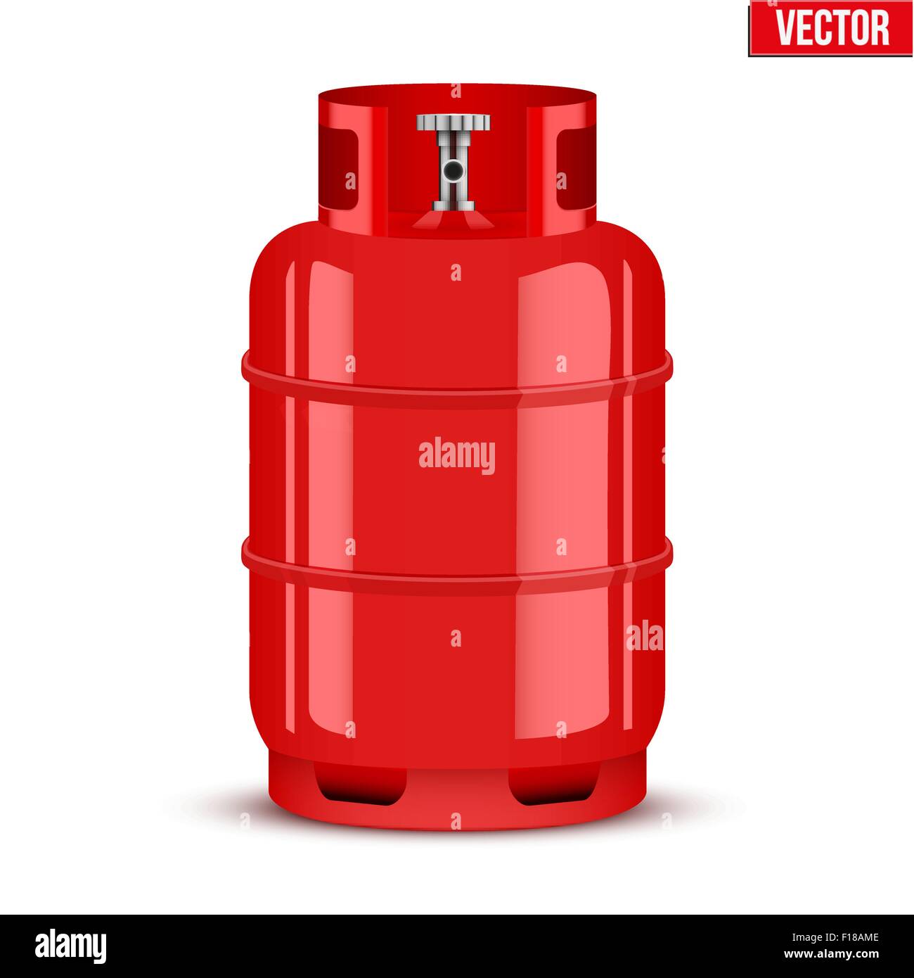Propane Gas cylinder. Vector Illustration Stock Vector Image & Art - Alamy
