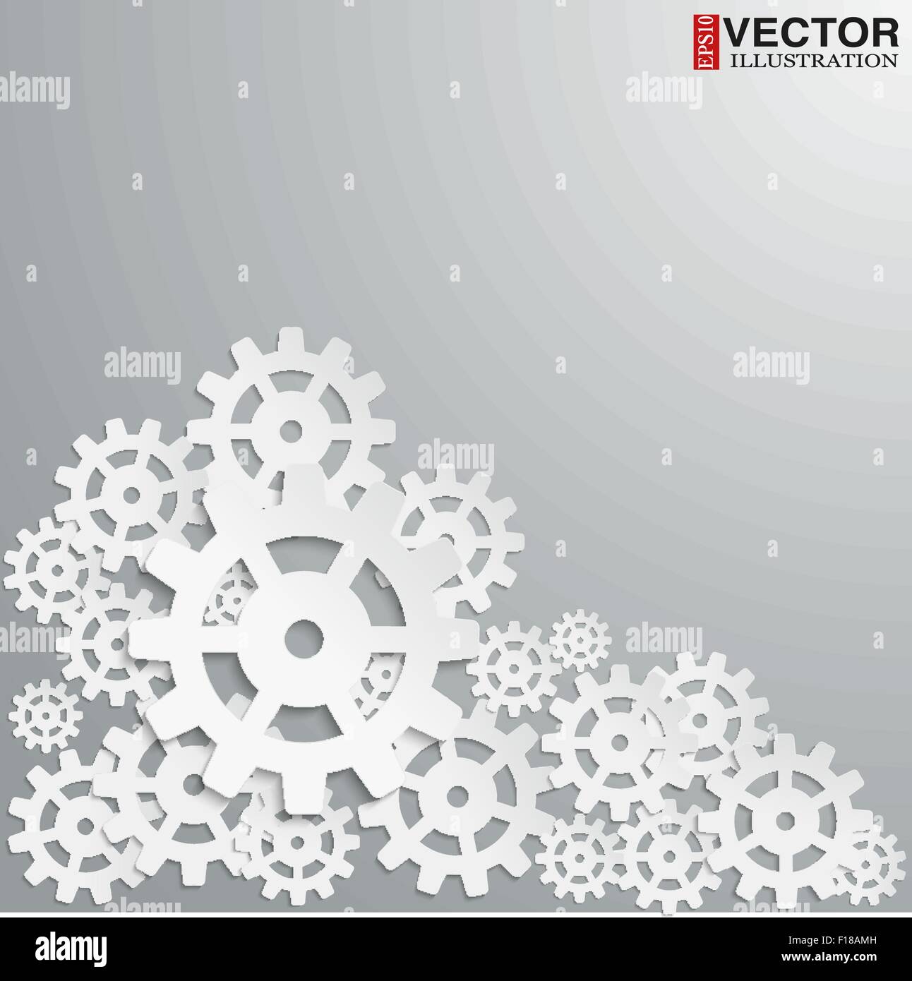 abstract design with cog wheel Stock Vector Image & Art - Alamy