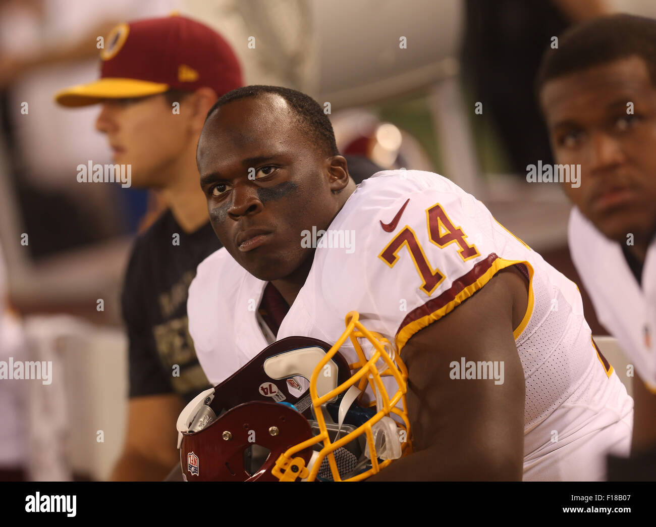 Washington Redskins G Arie Kouandjio (74) pictured during a preseason ...